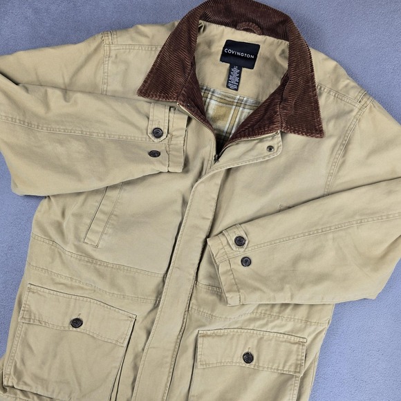 Covington | Jackets & Coats | Covington Chore Jacket Mens Large Tan ...